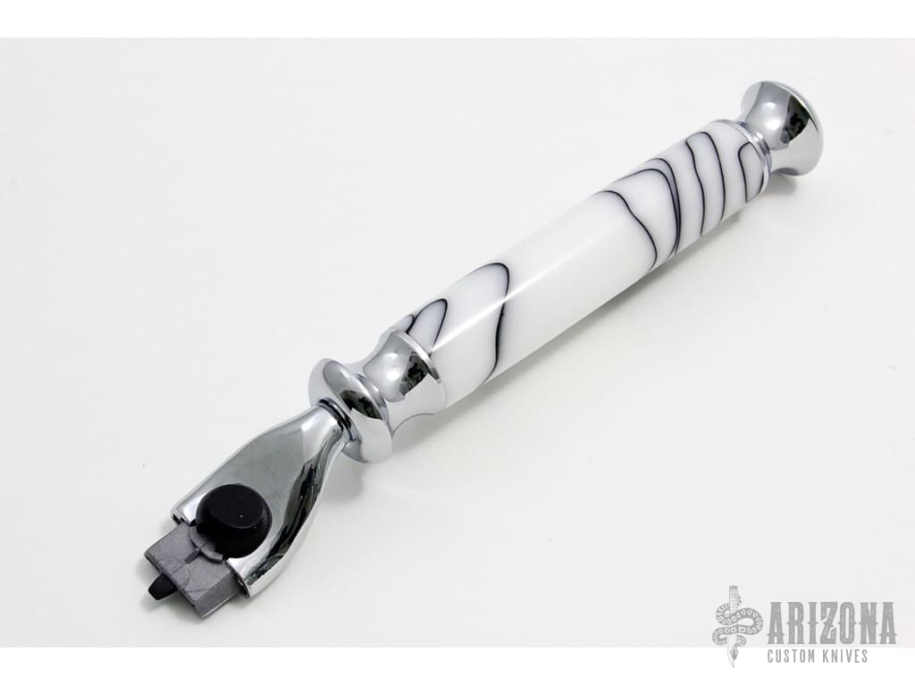 White Razor-by-Mickey-Yurco - Arizona Custom Knives