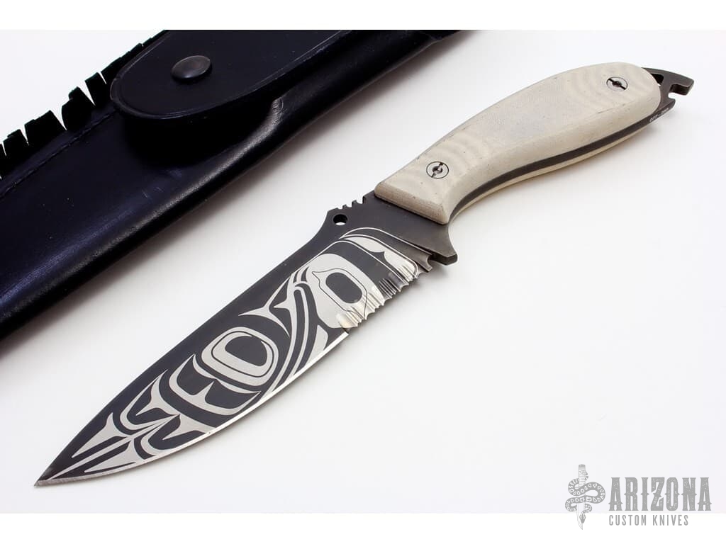 HS 6 Raven #077of250 - Arizona Custom Knives