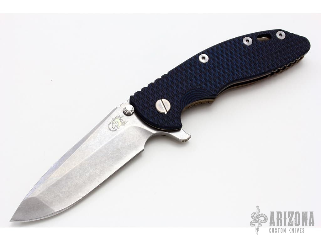 XM-18 3.5" Black/Blue | Arizona Custom Knives