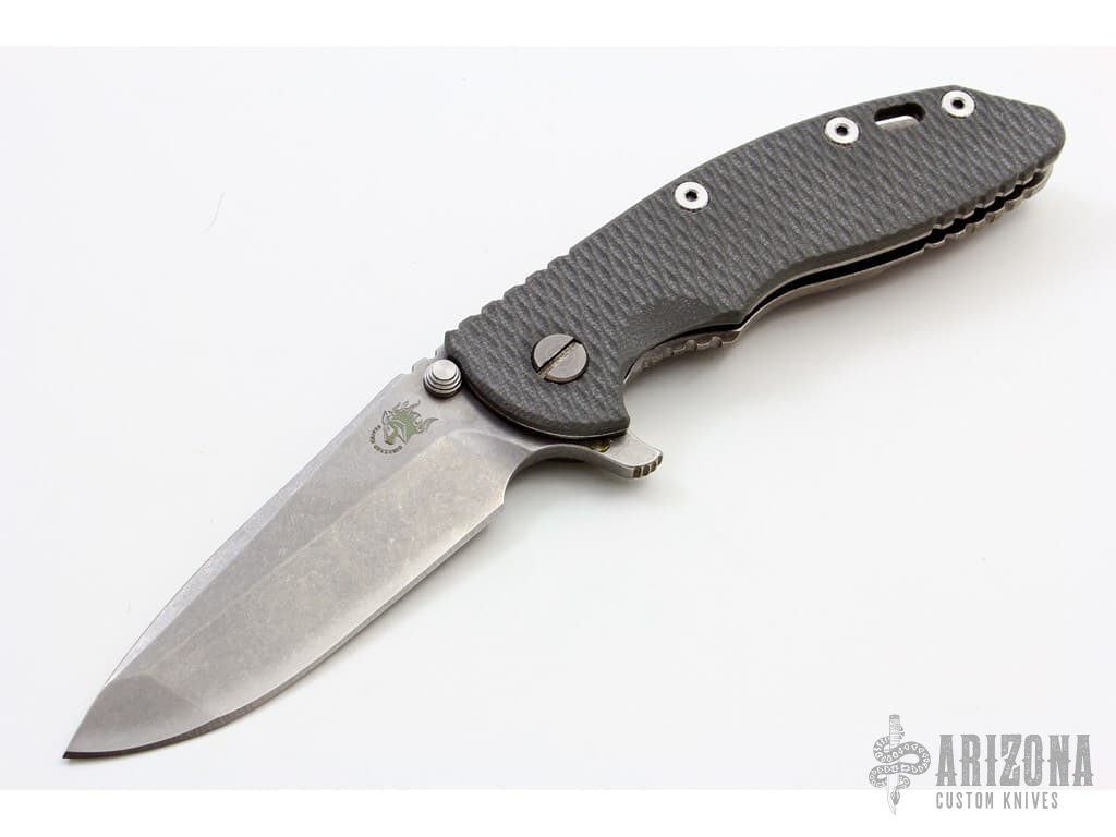 XM-18 3.5" Flipper Grey - Arizona Custom Knives