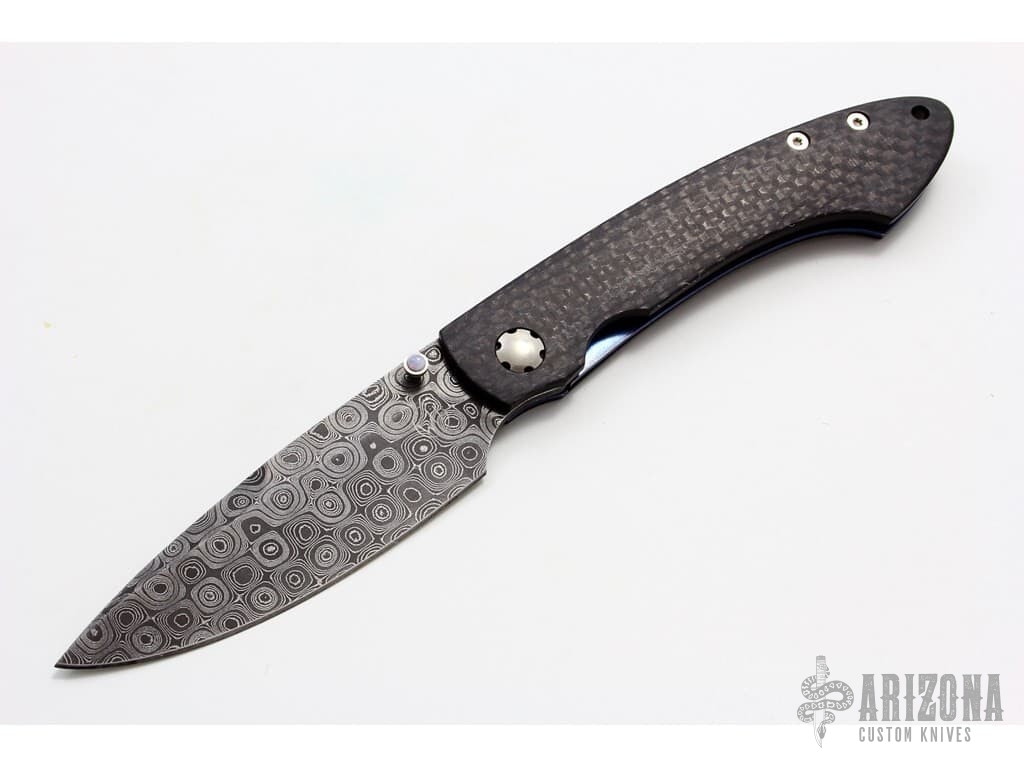 T12CF Damascus "Special Production" - Arizona Custom Knives