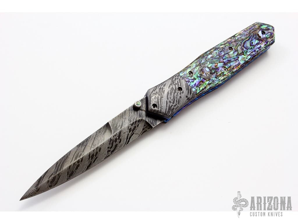 Damascus Royal Dagger D/A | Arizona Custom Knives