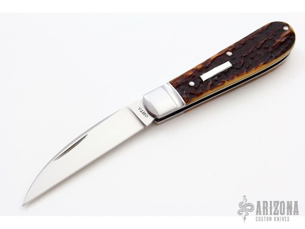Custom Serpentine Wharncliffe Folder - Arizona Custom Knives