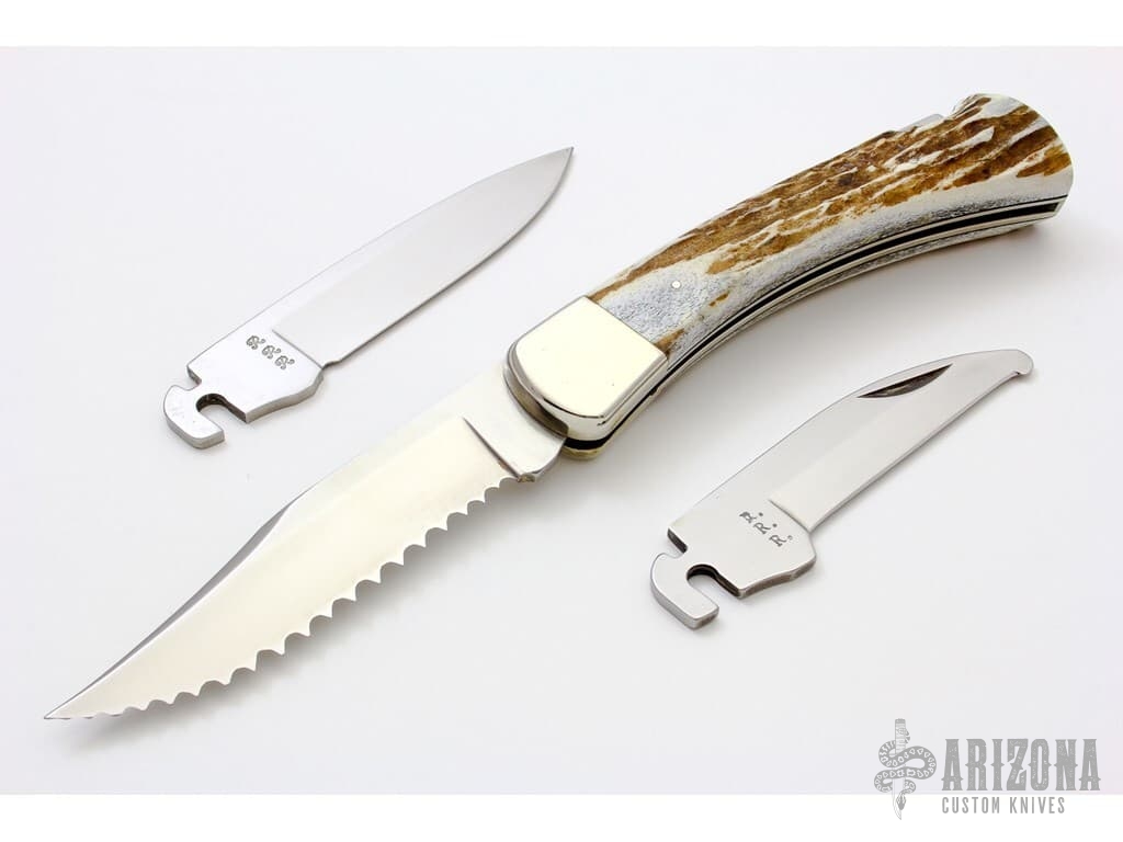 Interchangeable 3-Blade Lockback - Arizona Custom Knives