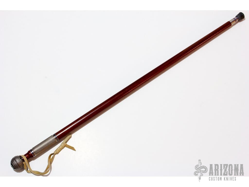 Wood and Titanium Cane | Arizona Custom Knives