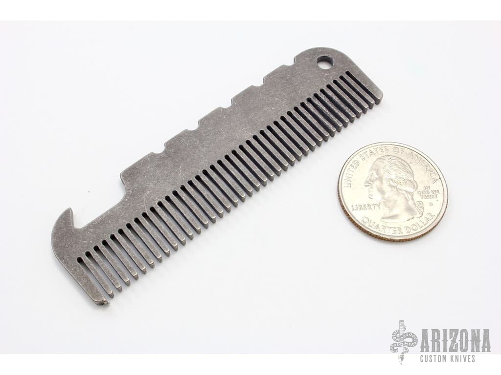 Tactical EDC Ti Comb w/ Bottle Opener - Arizona Custom Knives
