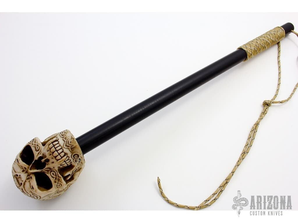 Tribal Skull Knocker | Arizona Custom Knives