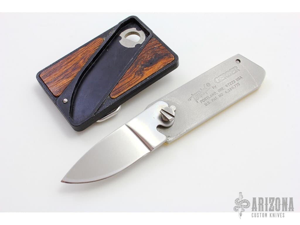 "Touche" Belt Buckle Knife - Arizona Custom Knives