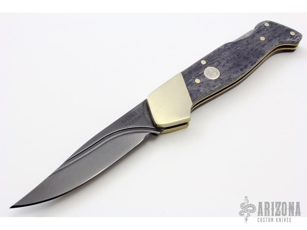 Ceramic Clip Point Lockback - Arizona Custom Knives