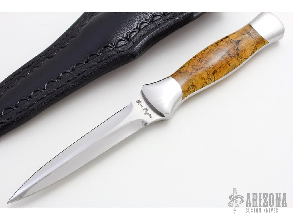 Spalted Tamaril Dagger #2213 | Arizona Custom Knives