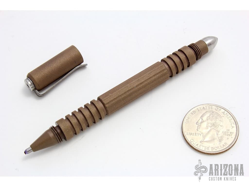 DLC Coated Aluminum Investigator Pen - Arizona Custom Knives