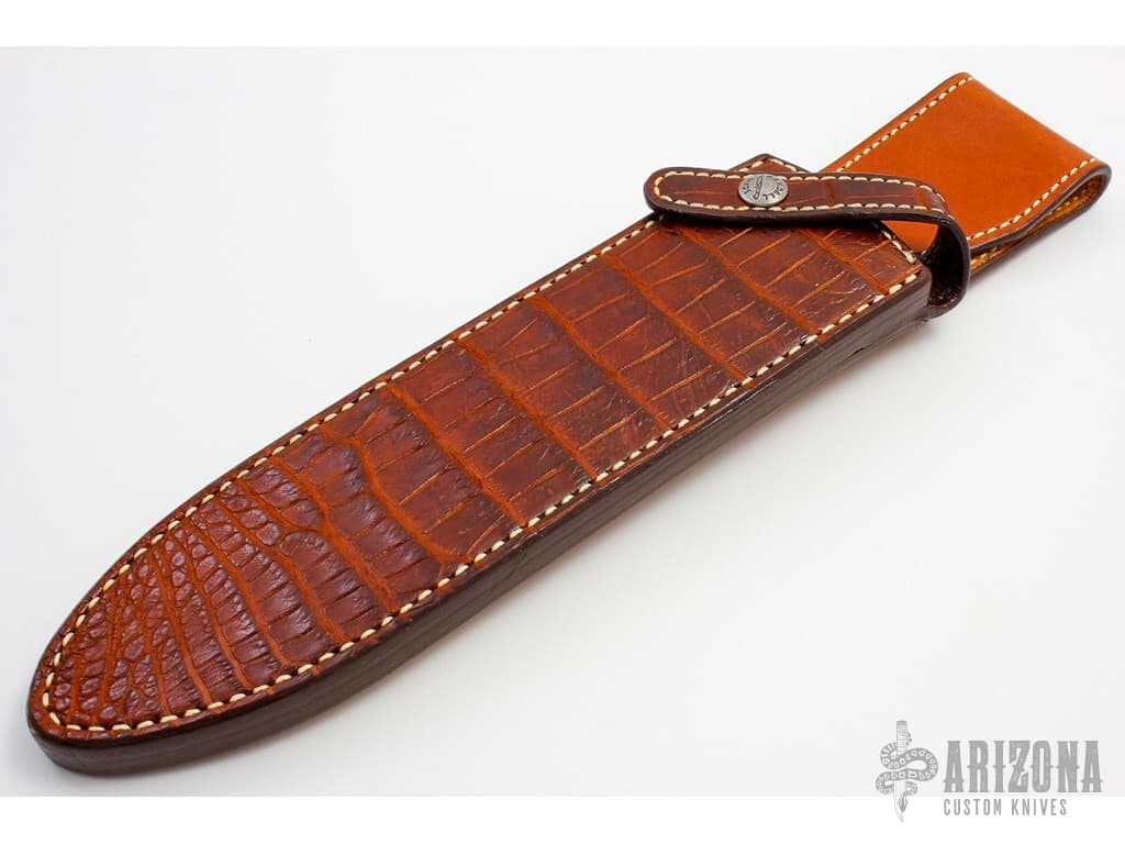 Gator Skin Sheath - Model 12-9C - Arizona Custom Knives
