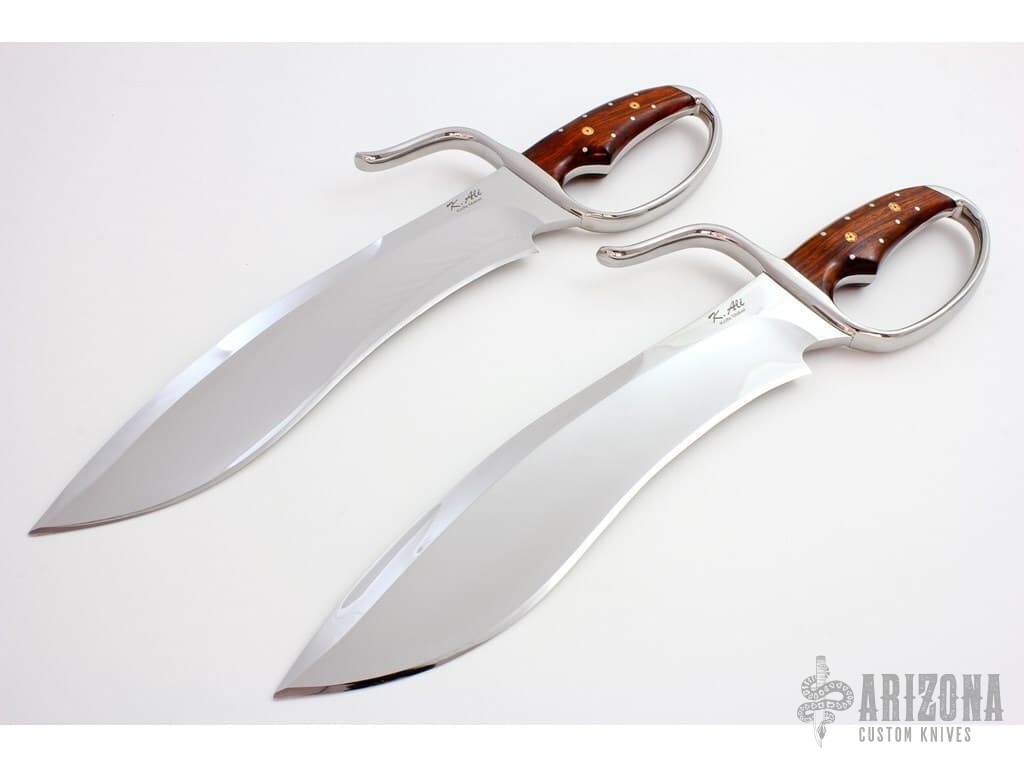 Pair of Sasquatch-Style Butterfly Knives - Arizona Custom Knives