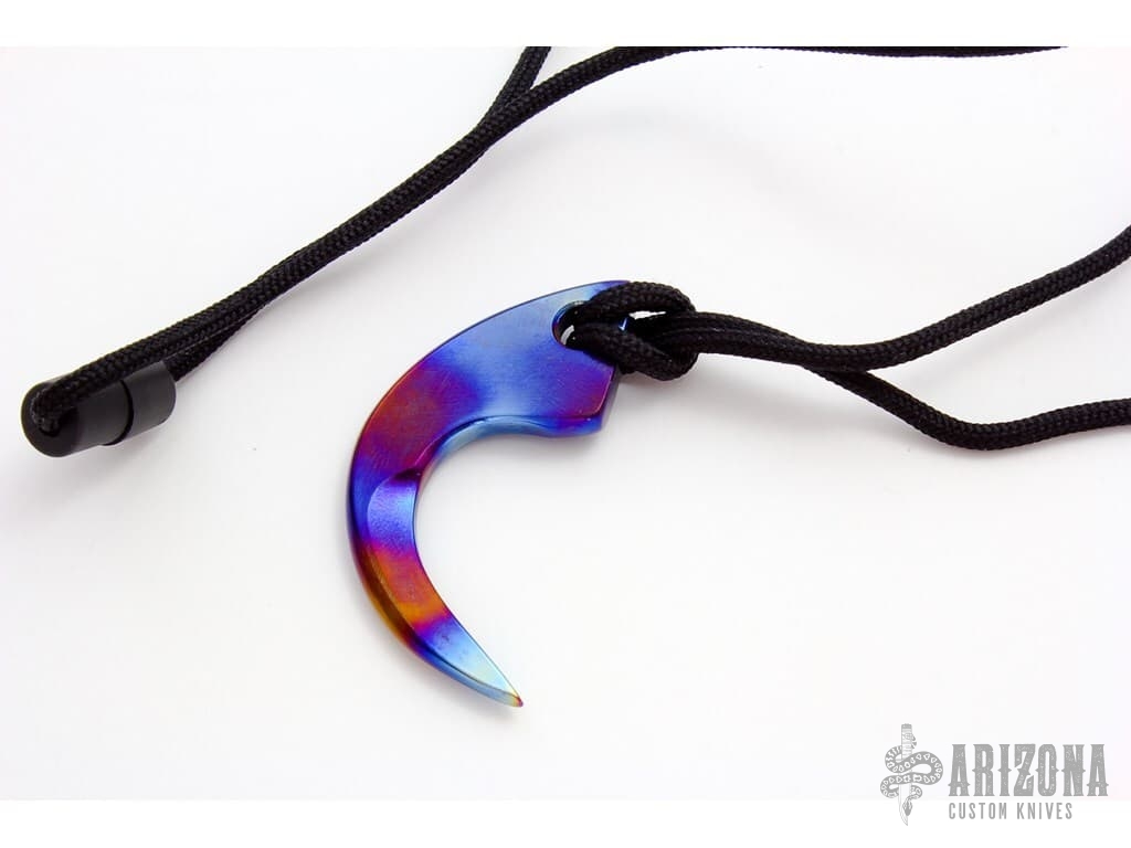 Titanium Claw Necklace - Arizona Custom Knives