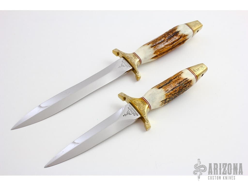 Stiletto 2 Knife Set #0400 - Arizona Custom Knives