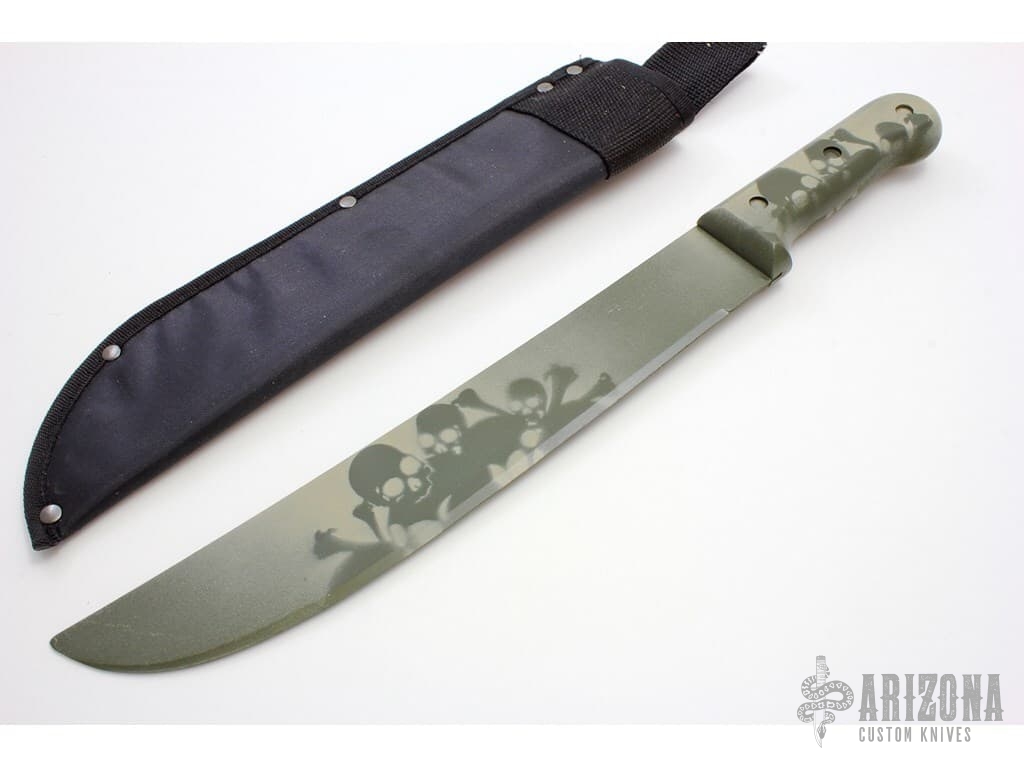 Custom Tramontina 12" Machete w/ Sheath - Arizona Custom Knives