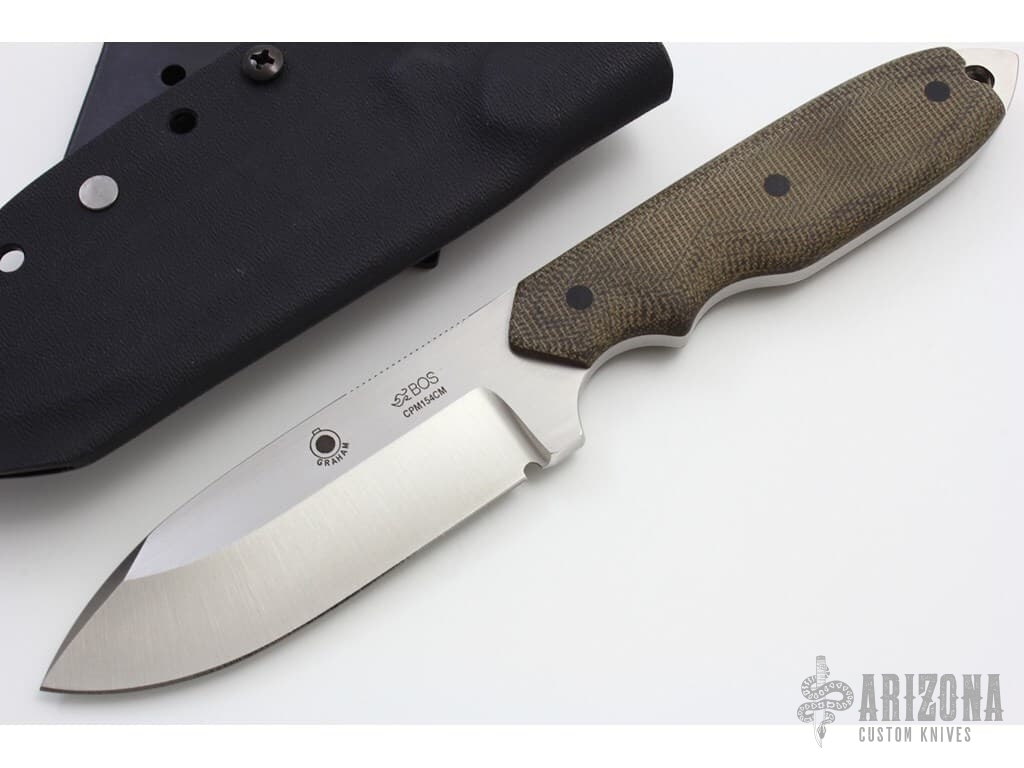 Drop Point Fixed Blade - Arizona Custom Knives