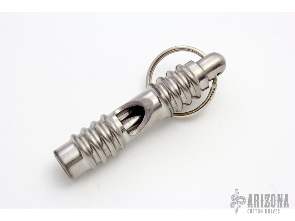 Atwood Whistle - Titanium - Arizona Custom Knives