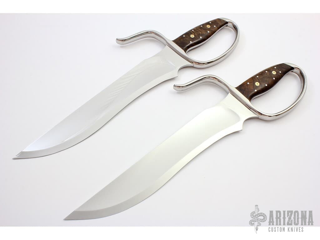 Pair of Recurve Stabber Butterfly Knives - Arizona Custom Knives