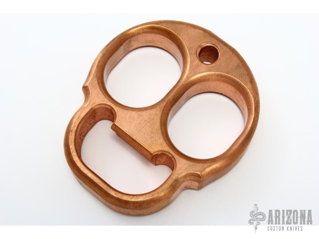 Copper Skull Double Knuckle | Arizona Custom Knives