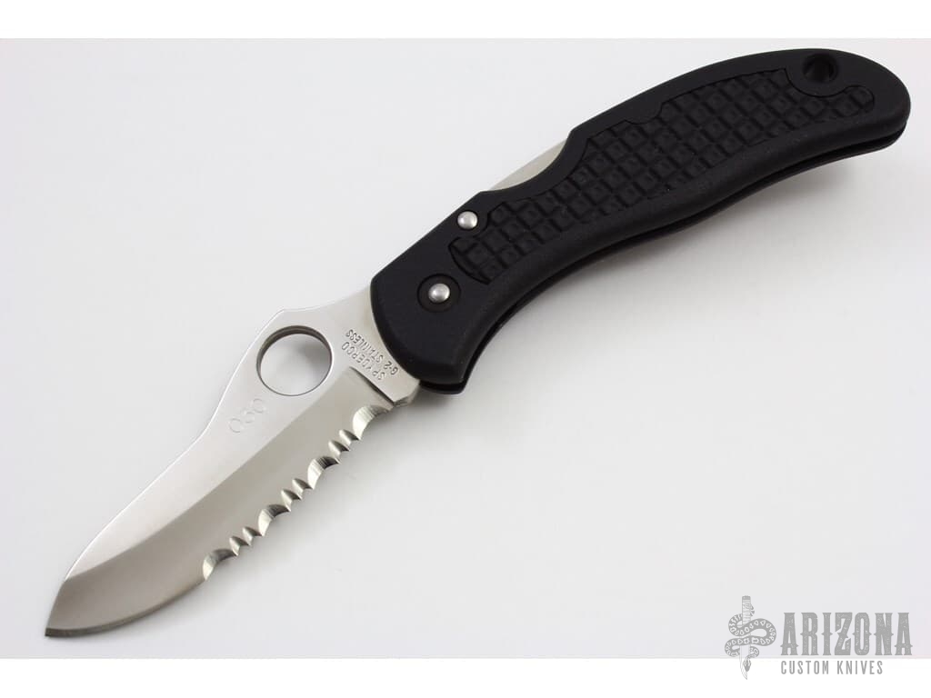 C33PSBK Vintage Spyderco Zytel Pro Grip #030 - Arizona Custom Knives