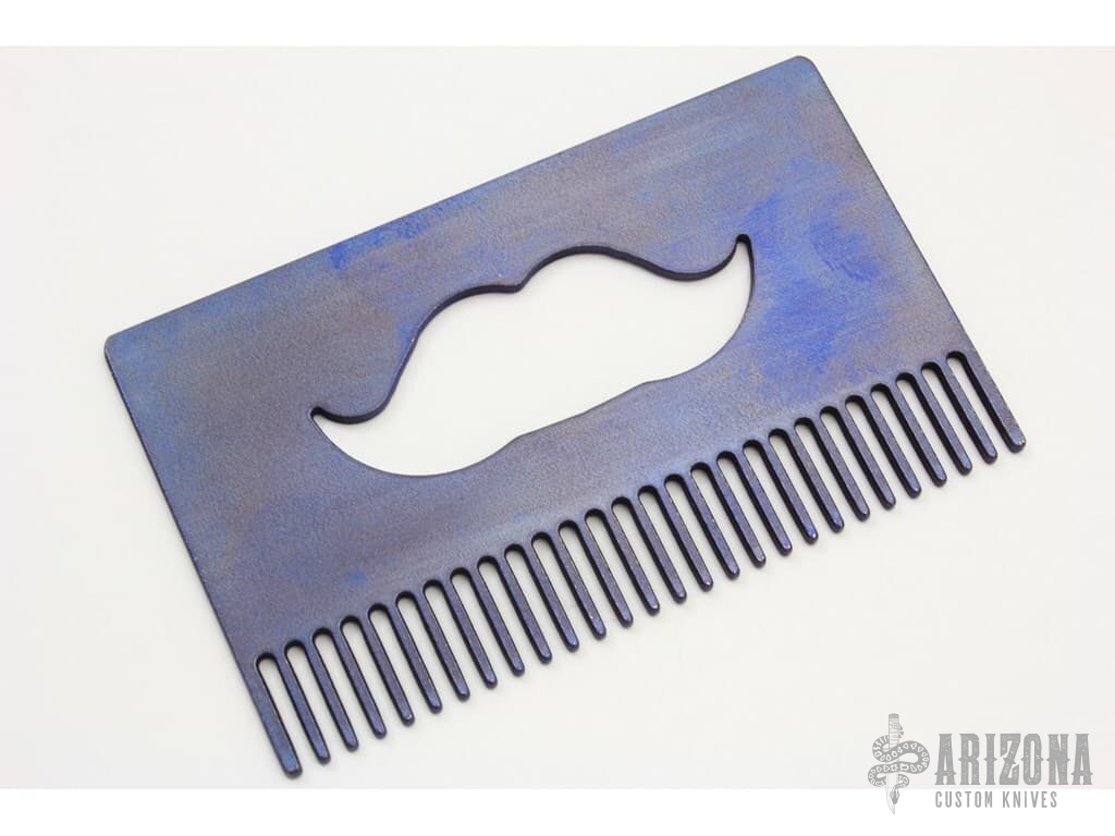 Moustache Credit Card Comb | Arizona Custom Knives