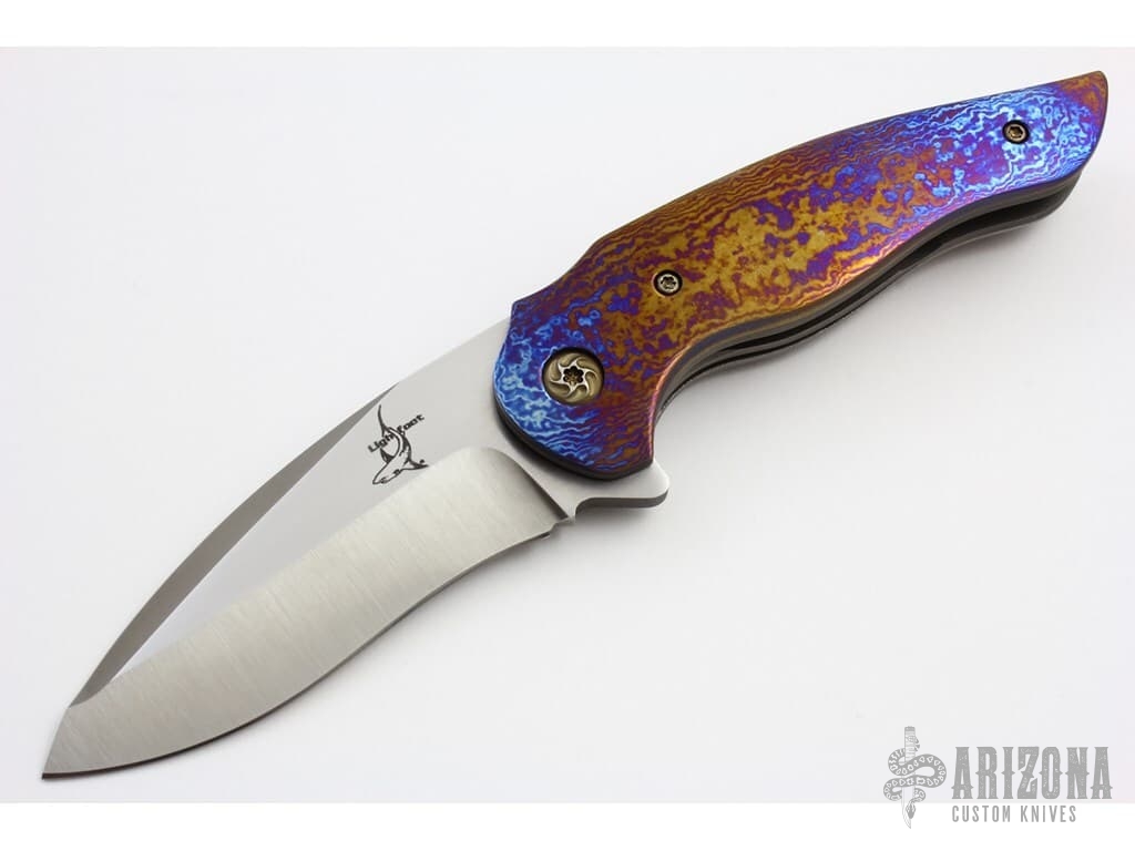 Groundfighter - Timascus | Arizona Custom Knives