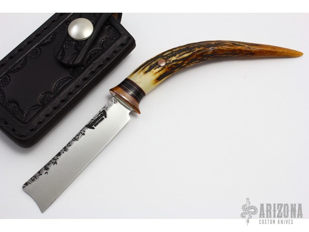 Stag Straight Razor - Arizona Custom Knives