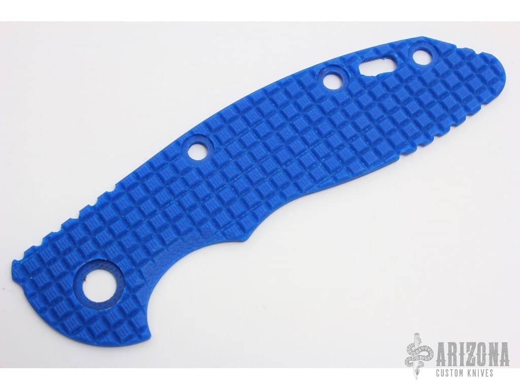 XM-18 3" Blue G10 Frag Pattern Scale - Arizona Custom Knives