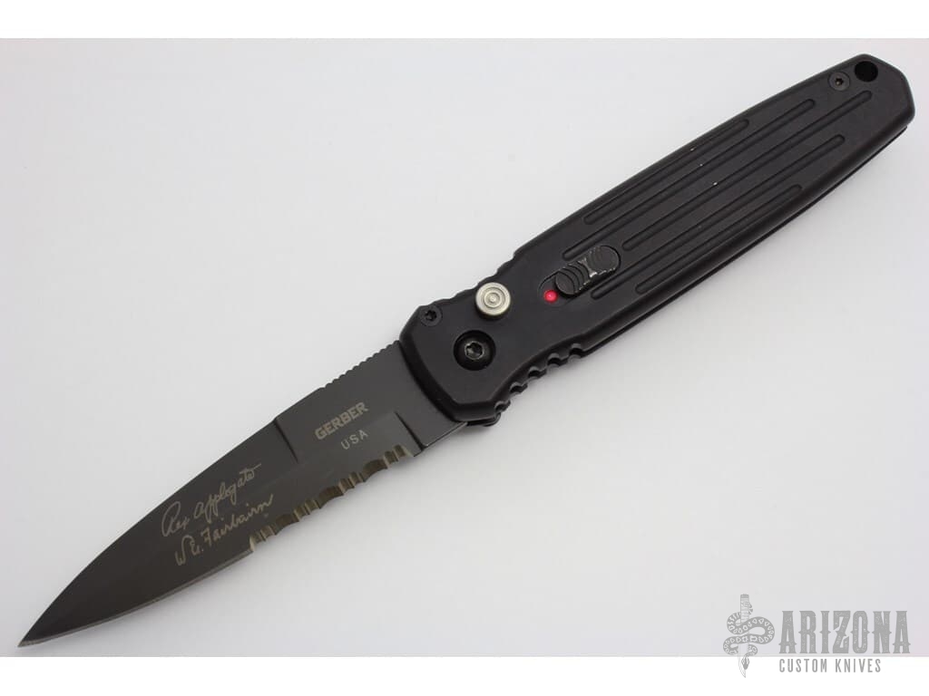 Applegate-Fairbairn Covert Auto - Serrated Edge - Arizona Custom Knives