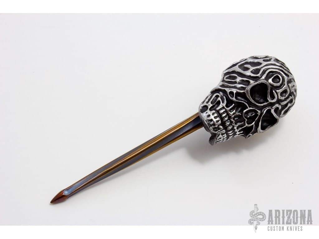 Titanium Skull Spike - Arizona Custom Knives