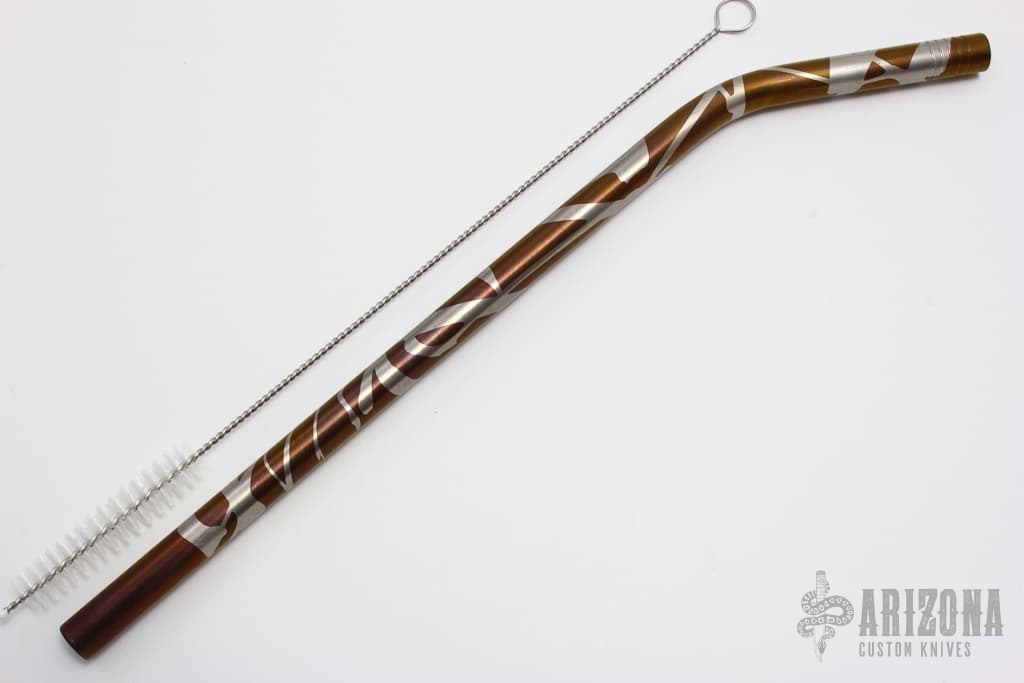 Titanium Drinking Straw - Arizona Custom Knives