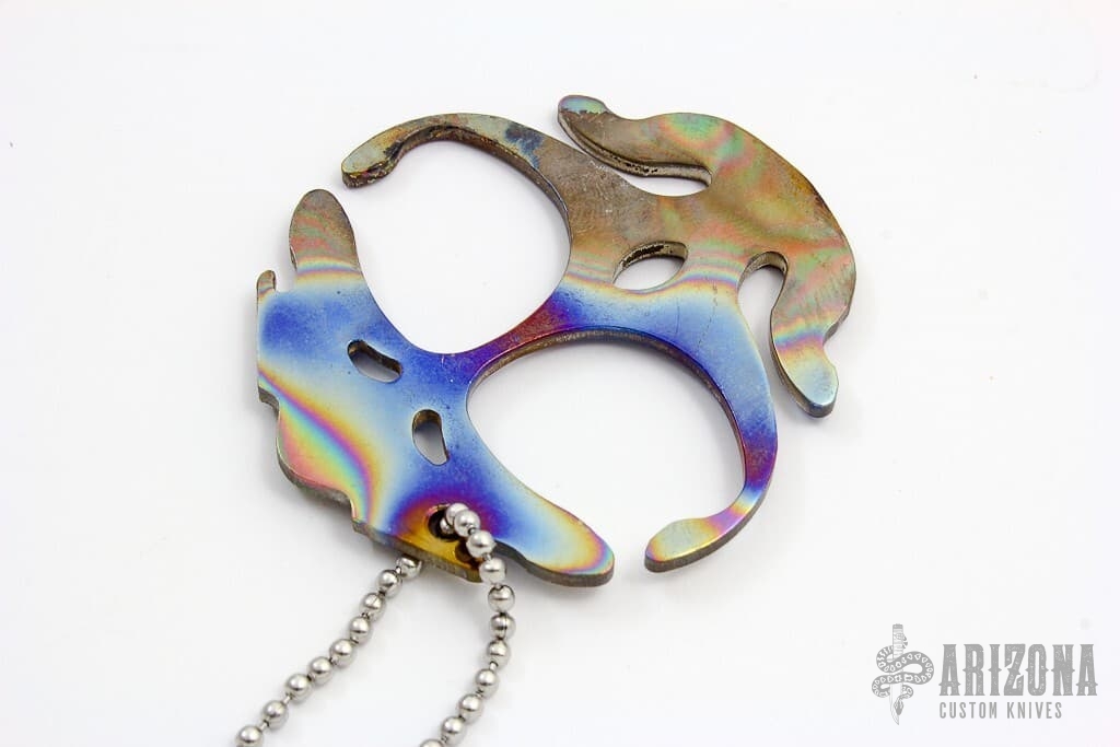 Ti Skull Knuckle | Arizona Custom Knives