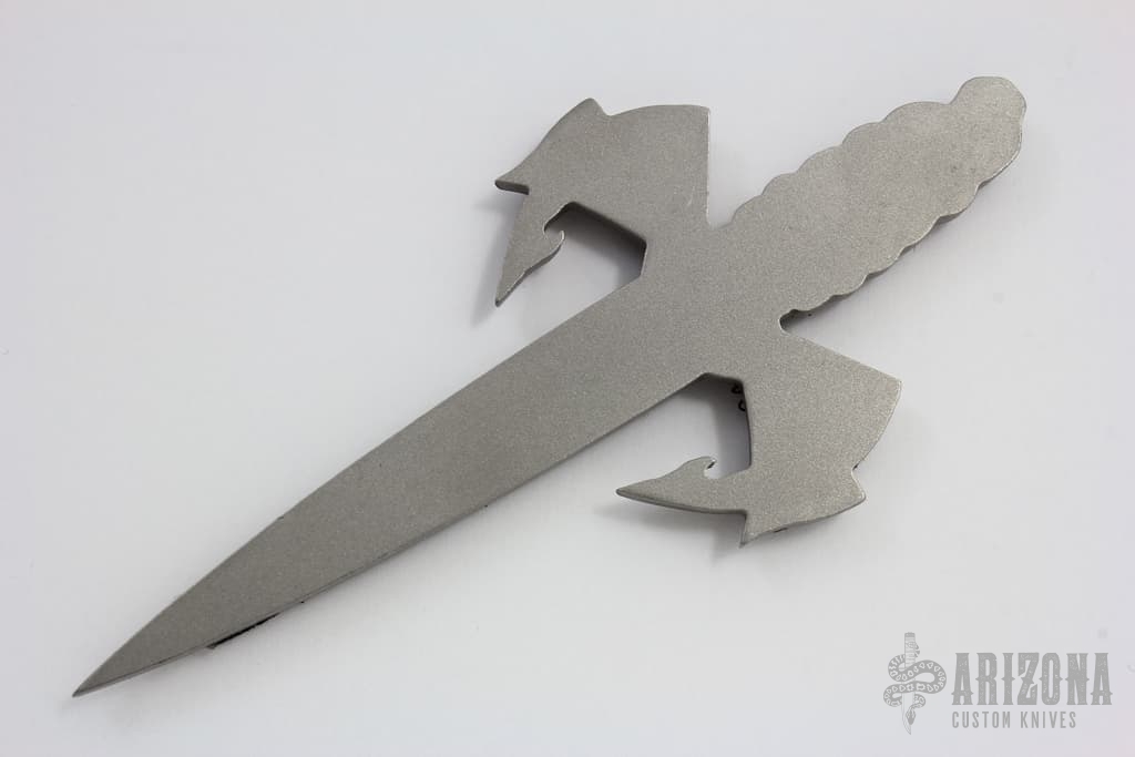 Titanium Dagger Logo Patch w/ Velcro - Arizona Custom Knives
