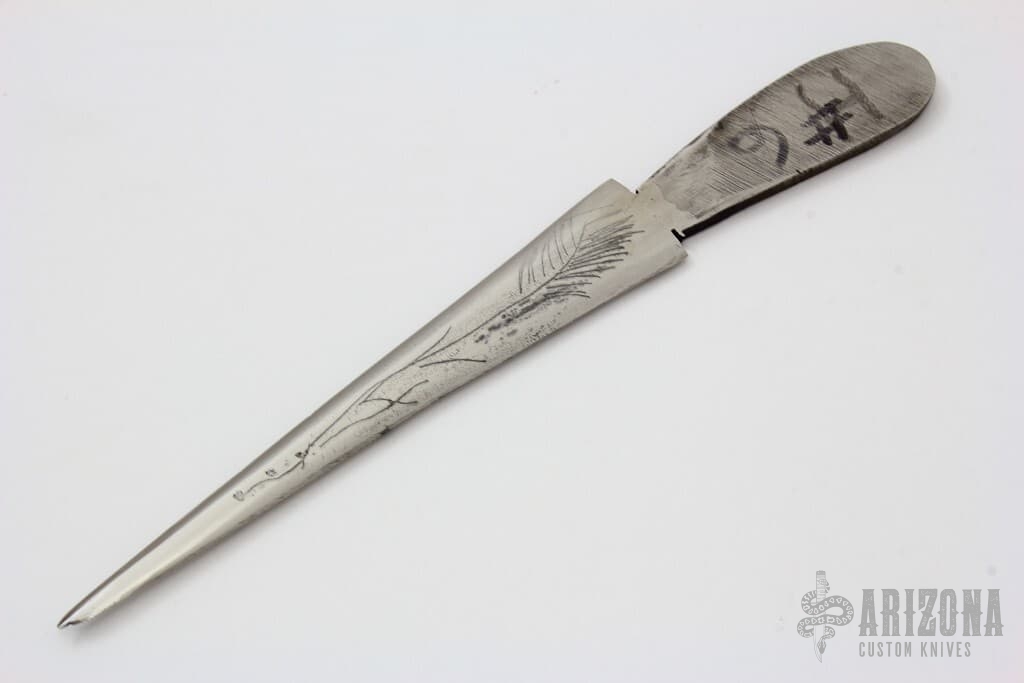 D2 Boot Knife Blade blank - Arizona Custom Knives