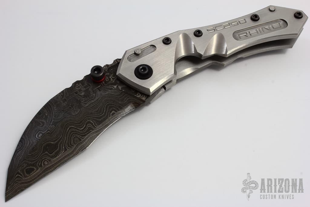 M250 Scout M4 - Alabama Damascus - Arizona Custom Knives