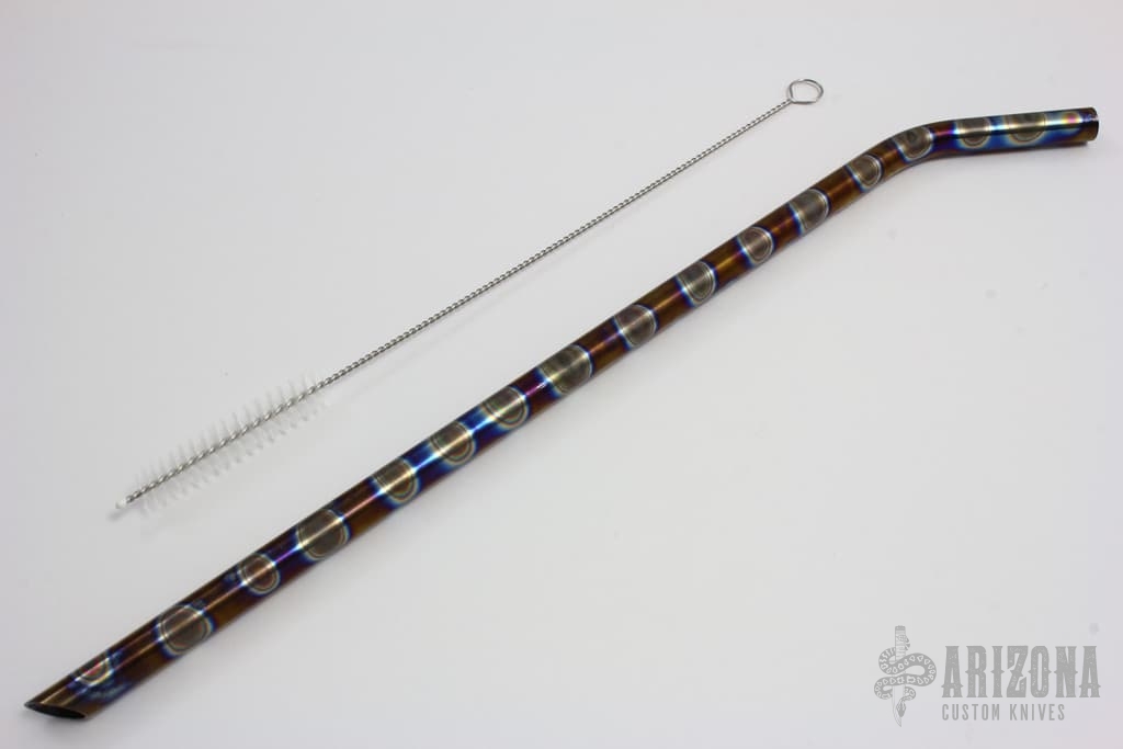 Titanium Drinking Straw - Arizona Custom Knives