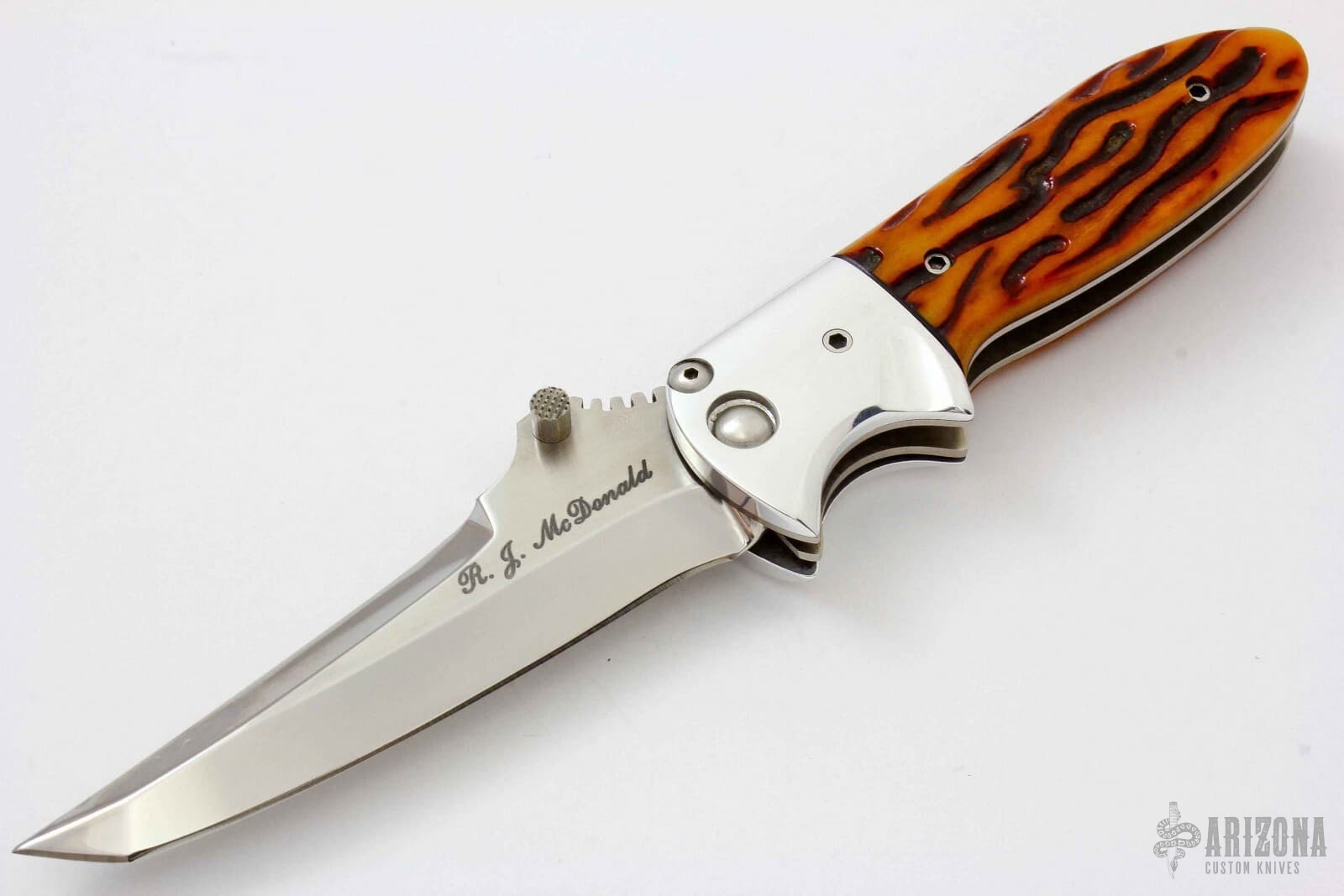 Folding Fighting Knife - Arizona Custom Knives