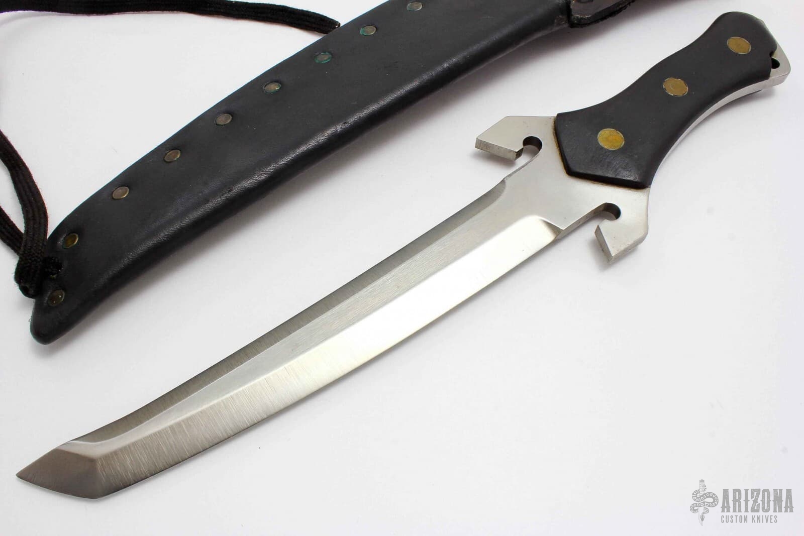 Double Ground Tanto Fighter | Arizona Custom Knives