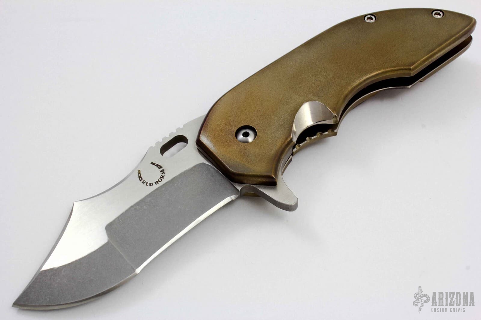 Full Ti War Pig - Arizona Custom Knives