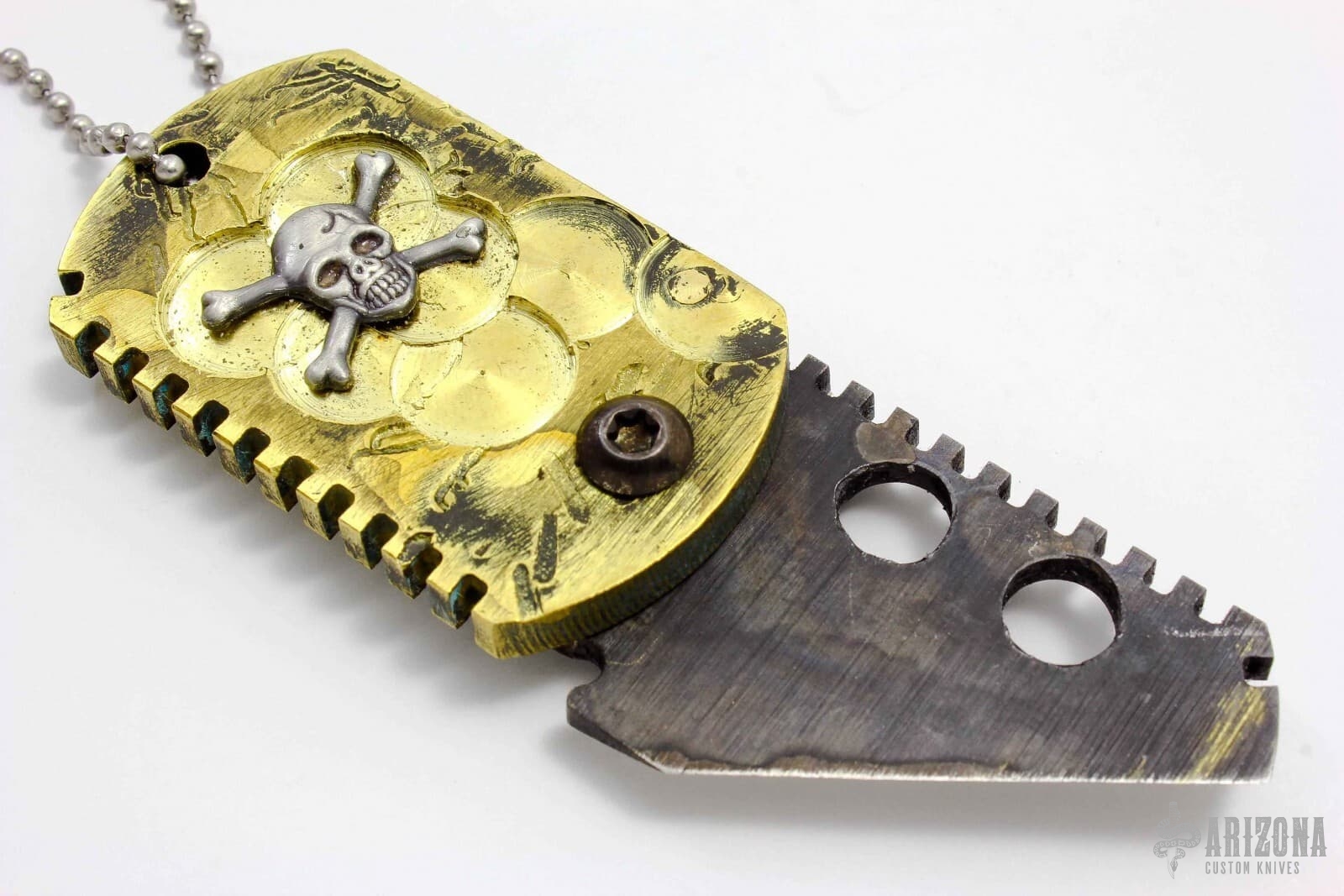 Dog Tag Knife #149 - Arizona Custom Knives
