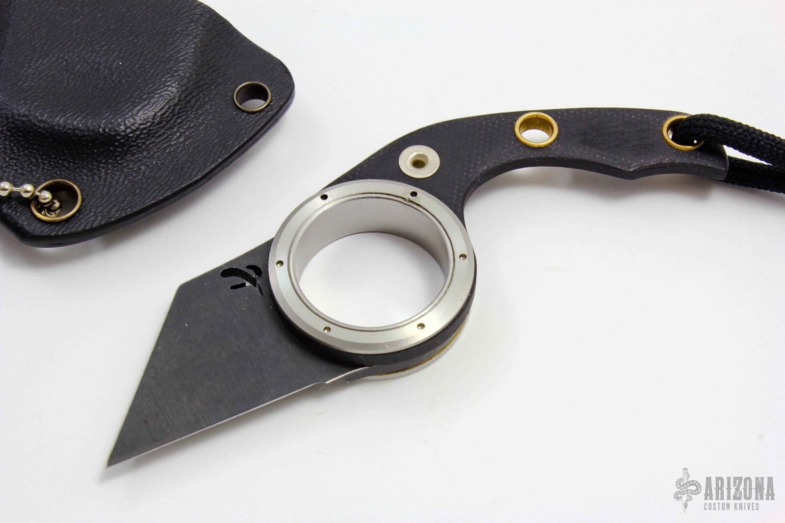 Ringed Neck Friction Folder - Arizona Custom Knives