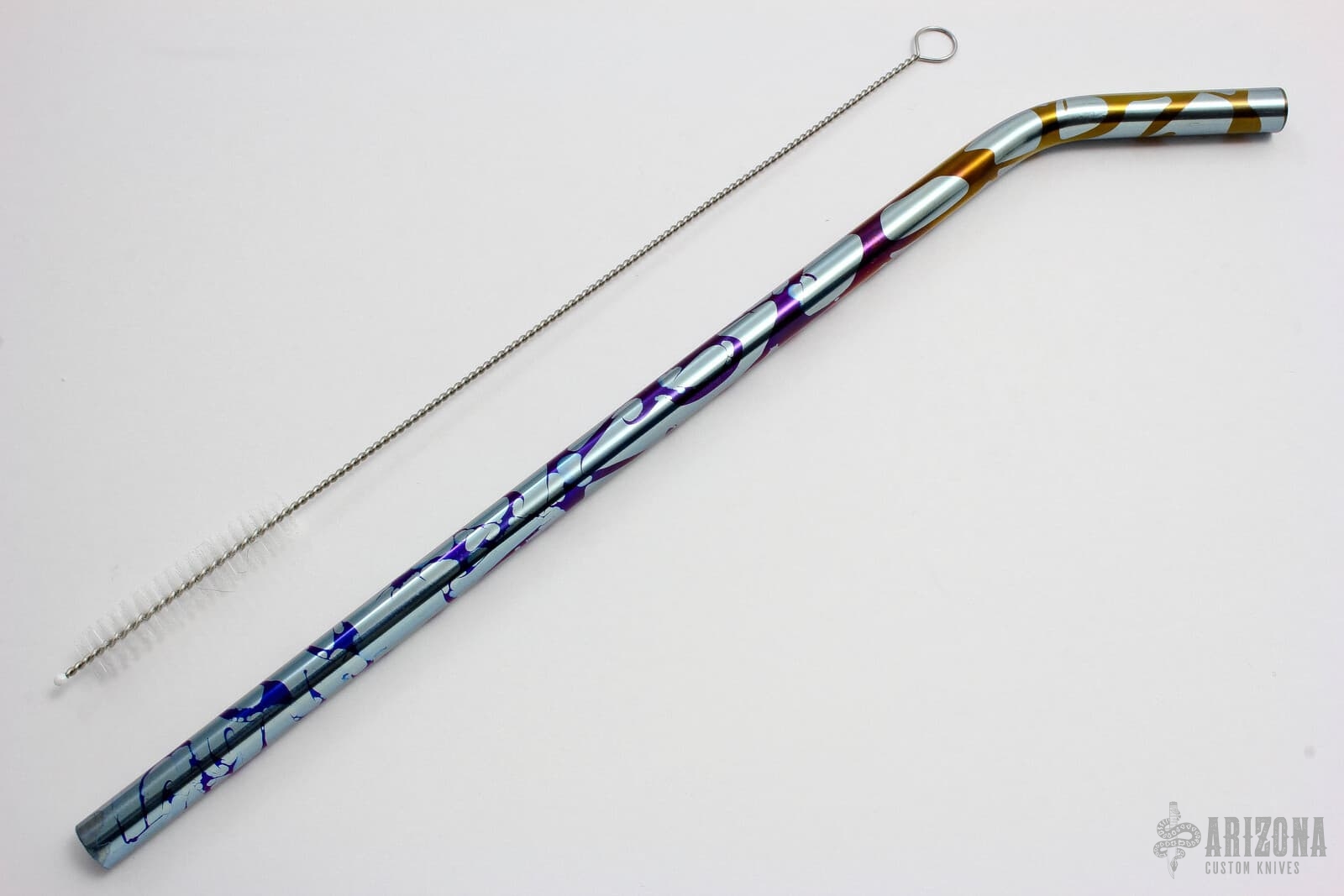Titanium Drinking Straw - Arizona Custom Knives