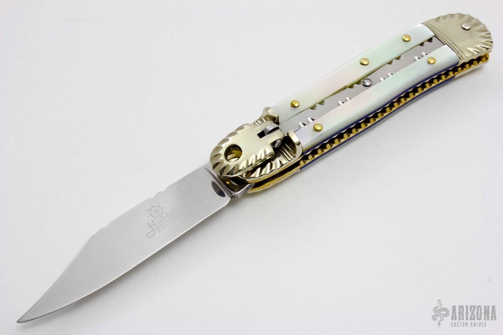 Customized Hubertus Leverlock - Arizona Custom Knives