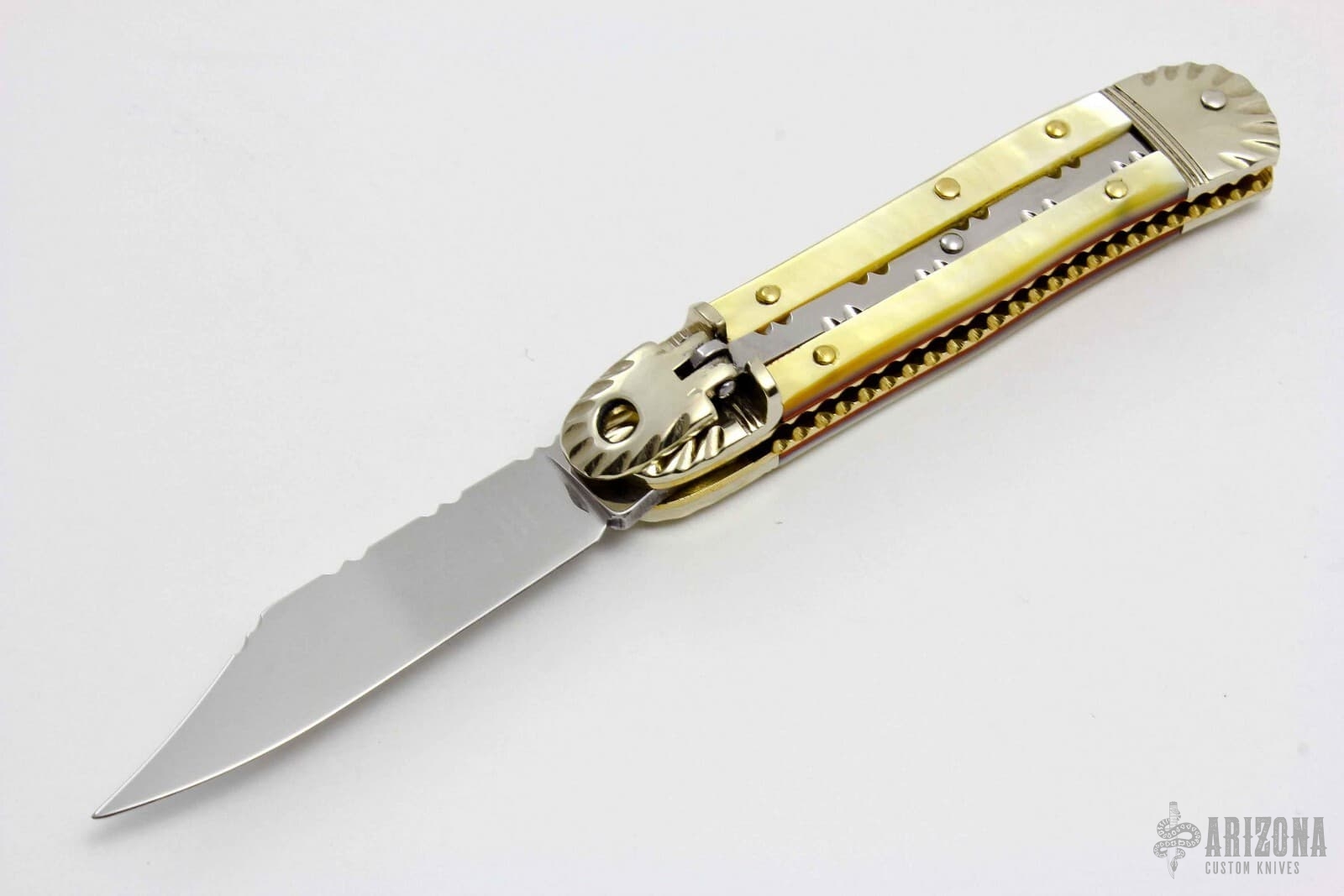 Vessella Customized Hubertus Leverlock - Arizona Custom Knives