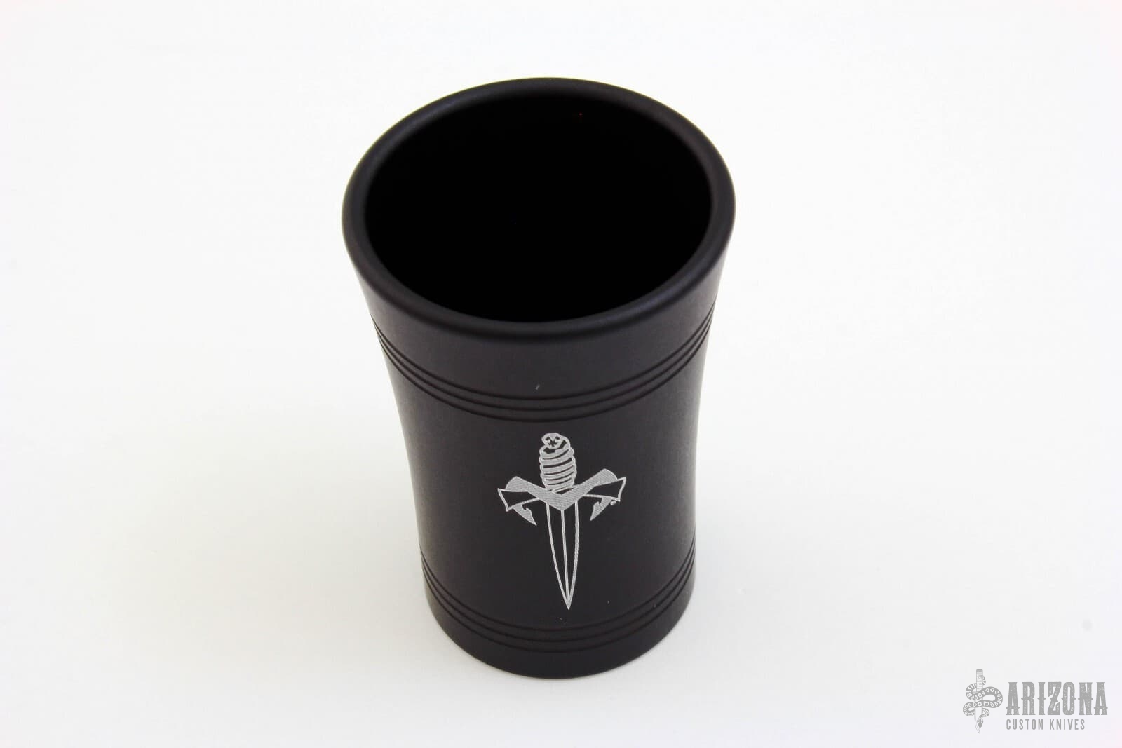 DLC Titanium Shot Glass - 2015 Blade Show - Arizona Custom Knives