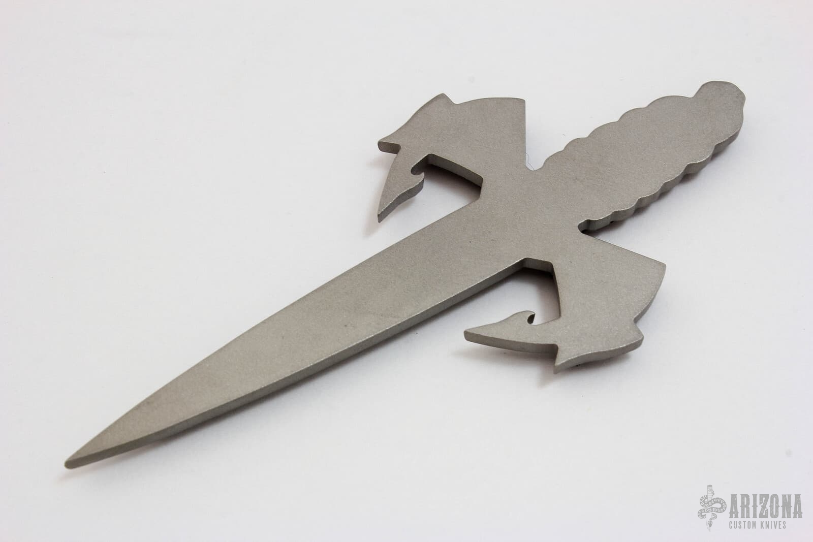 Titanium Dagger Logo w/ Velcro - Arizona Custom Knives