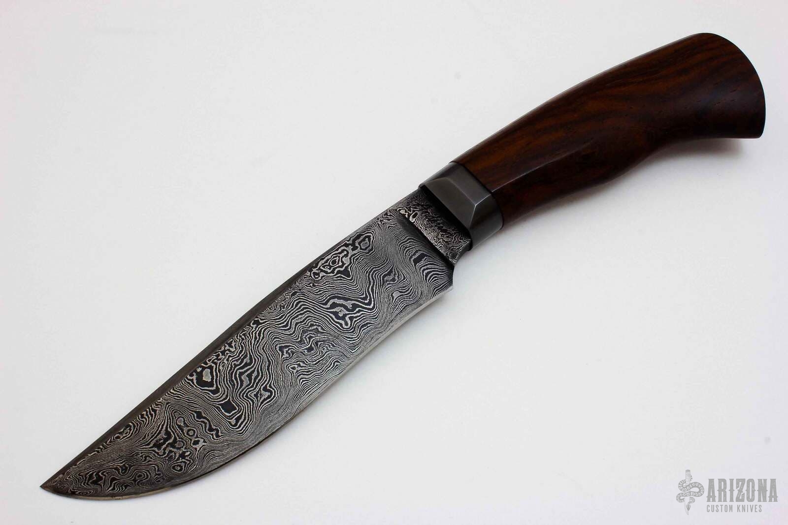 Damascus Persian Recurve - Arizona Custom Knives