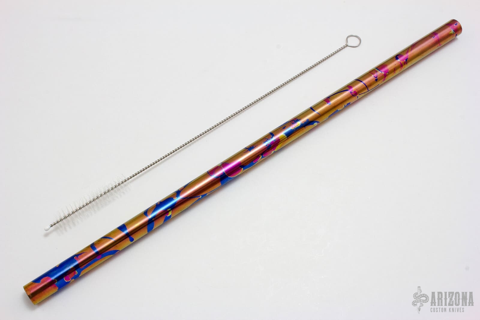 Titanium Drinking Straw - Arizona Custom Knives