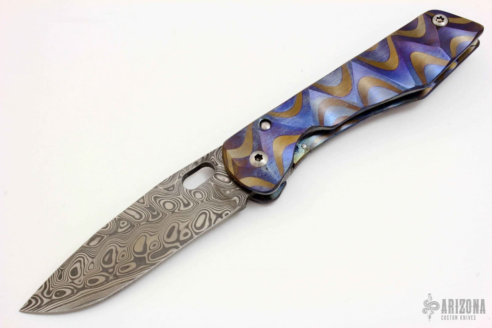 DPPK2 with Damasteel Blade - Arizona Custom Knives